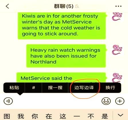 微信怎么翻译英语图标