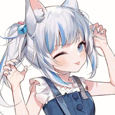 二次元美少女头像图标
