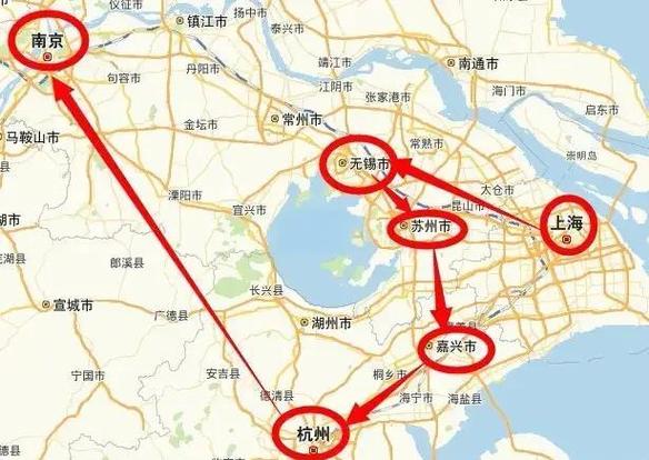 杭州苏州旅游线路图标
