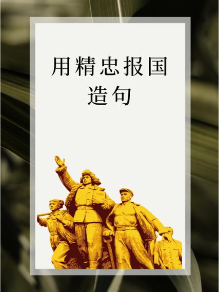 关于报国的词图标