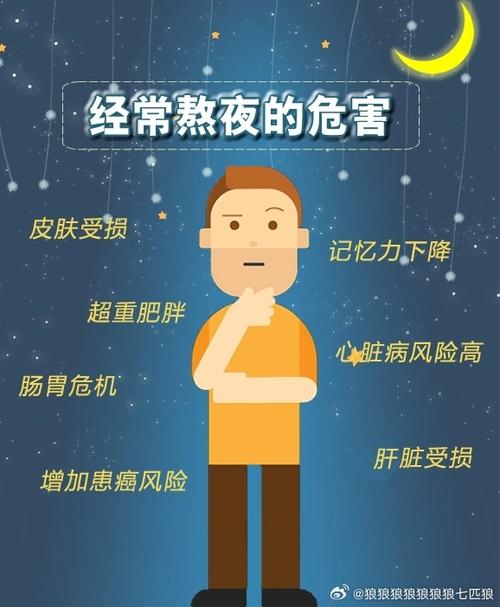 熬夜对身体的危害
