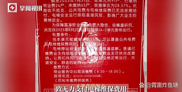 因欠物业费和供暖费用不成电梯怎么投诉图标