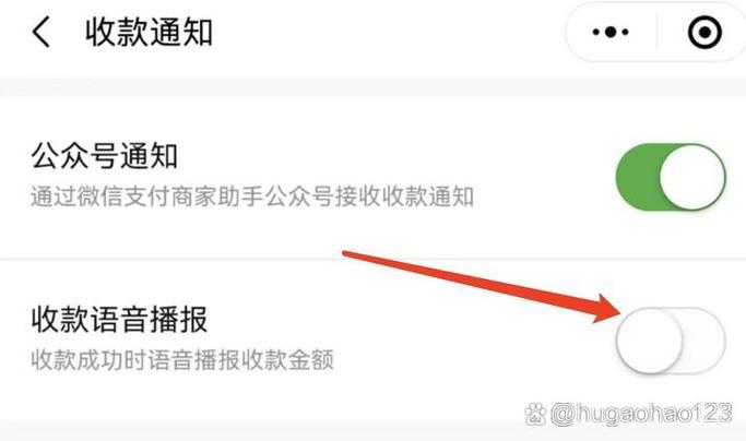 微信收款语音提醒设置语言的方法图标