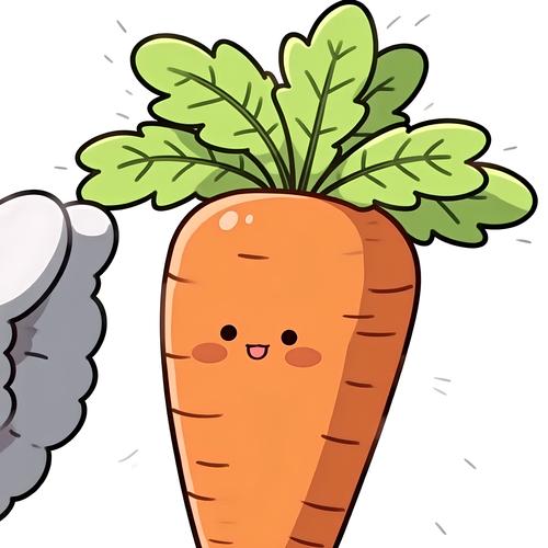 胡萝卜表情符号emoji图标