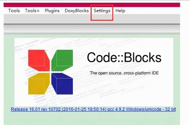 codeblocks改中文截图