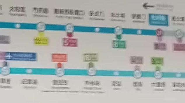 10号线内环线路经过的站点图标