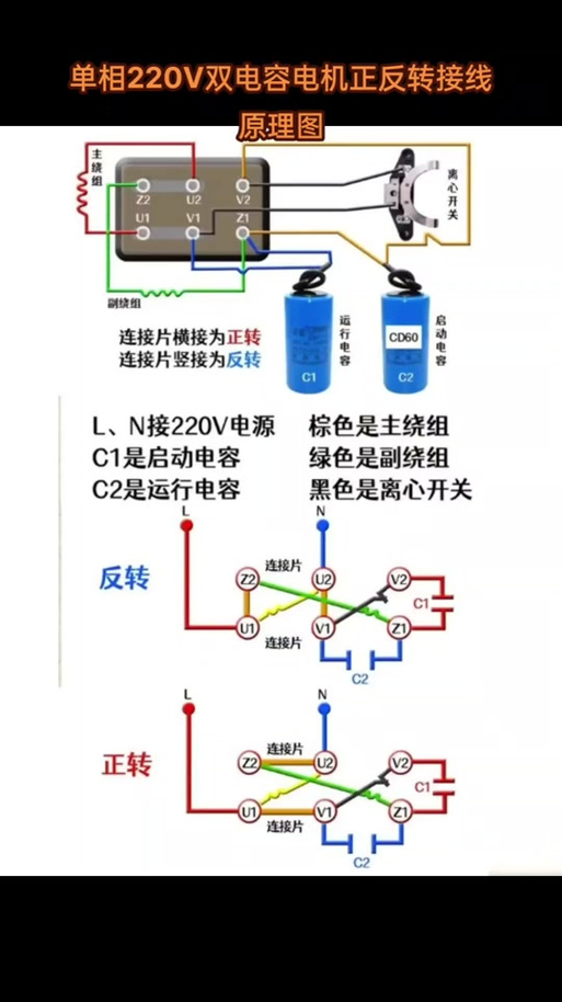 220v电动机接线图图标