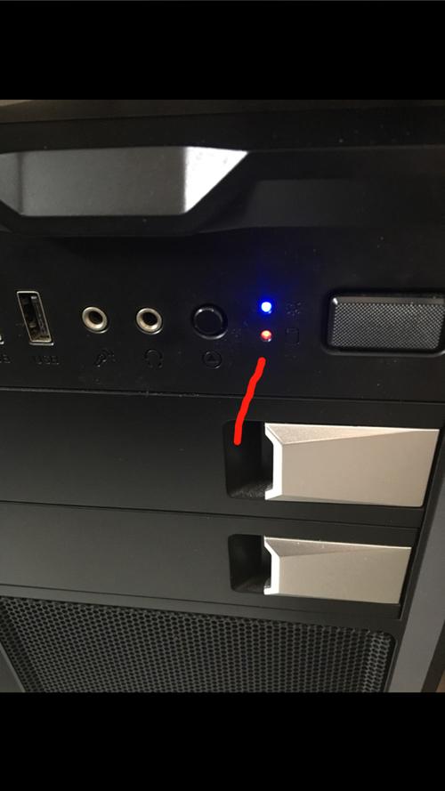 电脑主机箱指示灯不亮图标