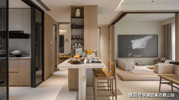 开放厨房和餐厅一体效果图图标