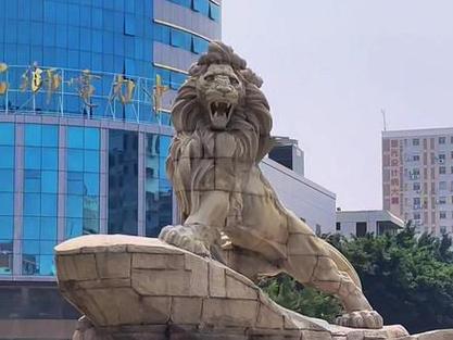 两只狮子的车标多少钱图标