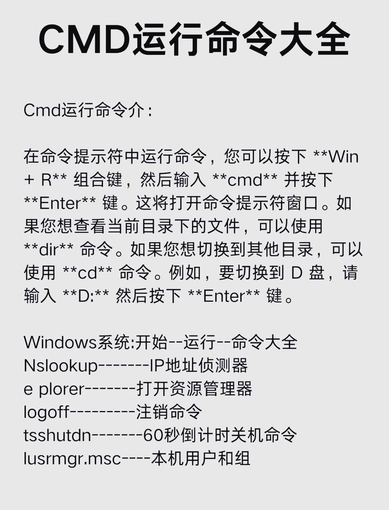 windows运行窗口命令图标