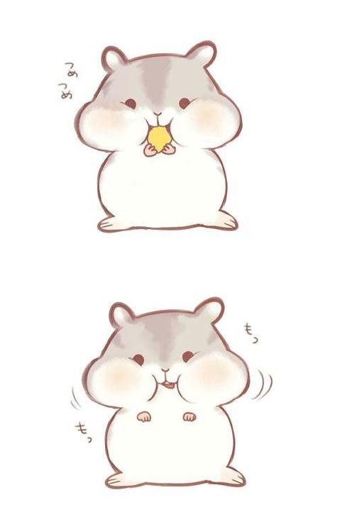 画小仓鼠可爱萌萌图标