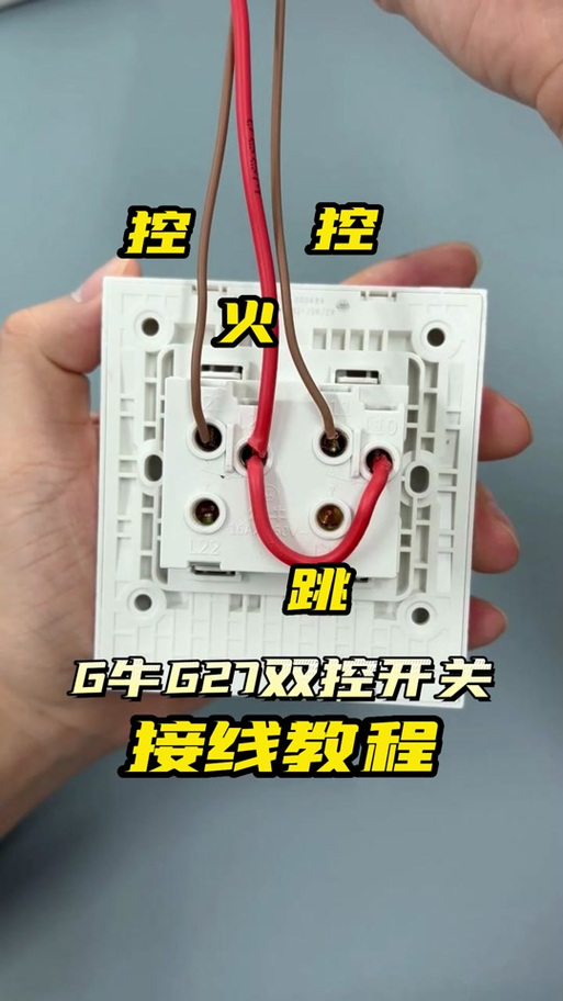 公牛开关接线方法二根线图标