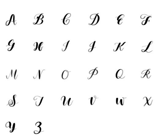 特殊英文字体生成图标