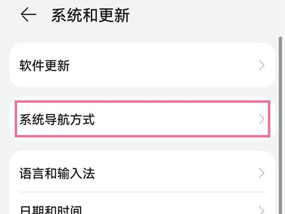 华为mate30导航键在哪里设置图标