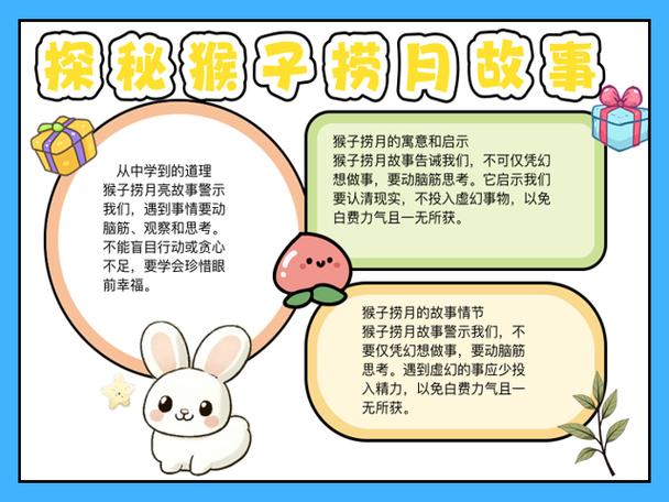 小猴子捞月亮的故事截图