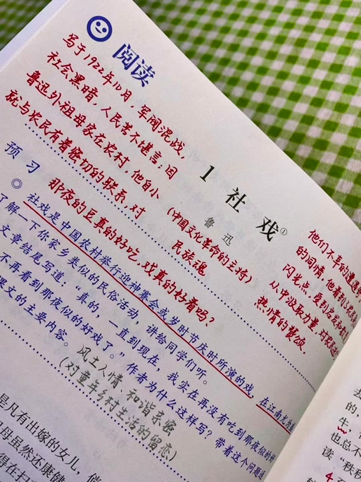 八年级下册语文人教版第一课笔记