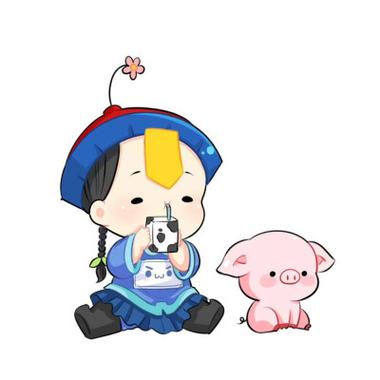 呆萌小僵尸表情图片图标
