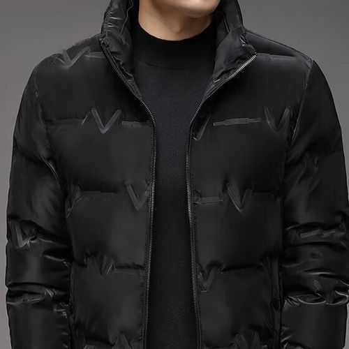 黑色羽绒服发亮发光怎么去除图标