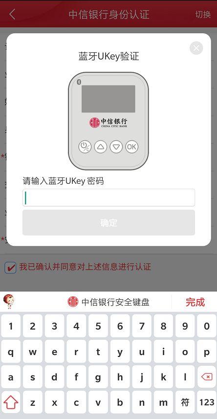 中信银行ukey图标