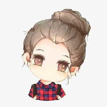 q版丸子头萌图女生图标