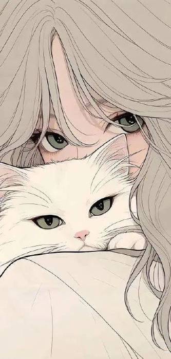 捧猫少女情侣名截图