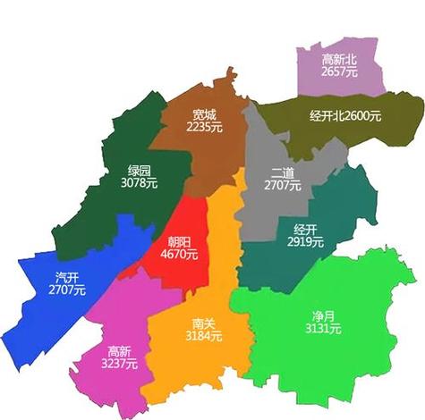 长春市市区地图图标