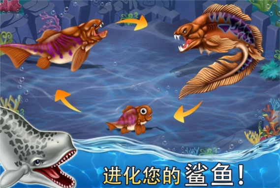 鲨鱼世界无限资源版图标
