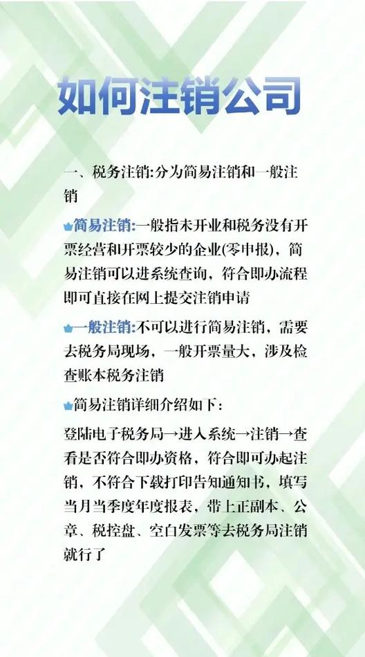 公司如何注销截图