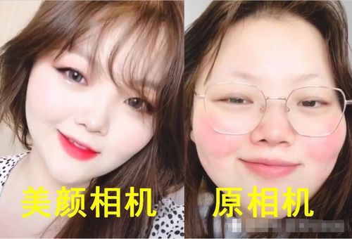 美颜相机照片和本人对比图标