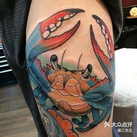 螃蟹纹身图案图标