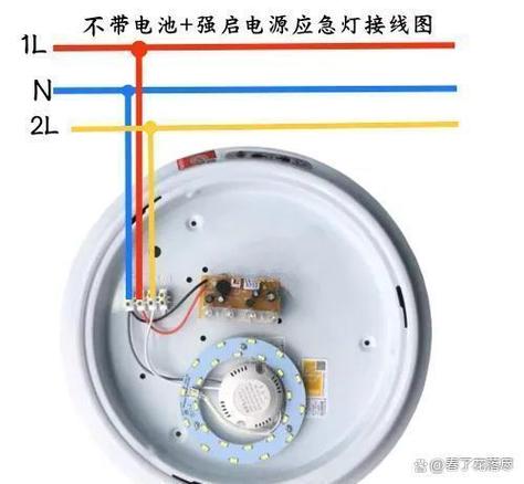 应急吸顶灯接几个图标