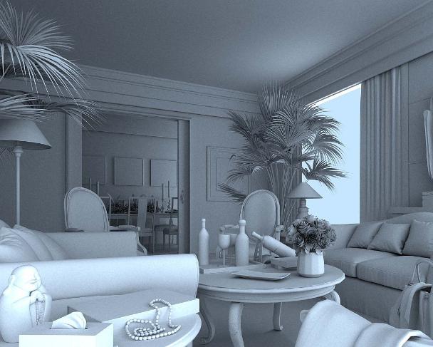 3dmax渲染背景改成白色图标