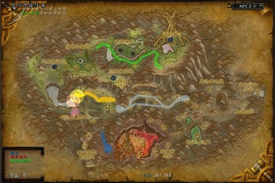 魔兽世界地图显示坐标图标