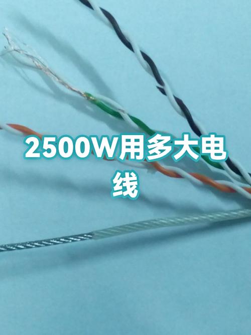 2500w的电器用几平方电线图标