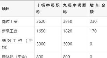 中级职称10级进9级涨工资吗图标