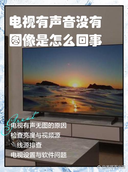 电视有声音没有画面图标