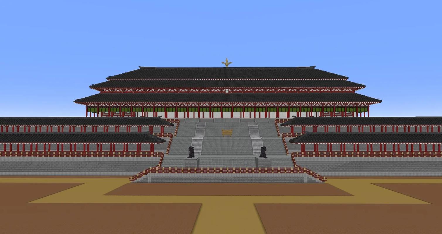 我的世界中式宫殿建造过程图截图