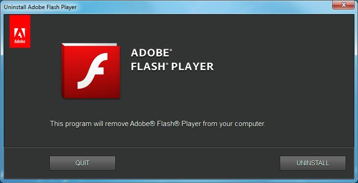 彻底删除flash软件图标