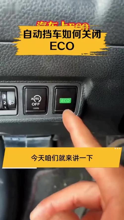 汽车eco怎么解除图标