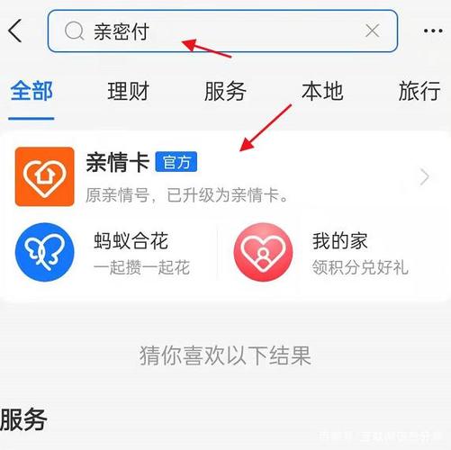 支付宝的亲密付在哪里图标