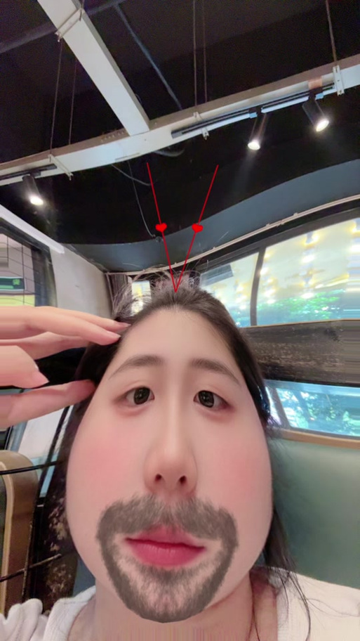 抖音上一根红线过去变老是什么特效截图
