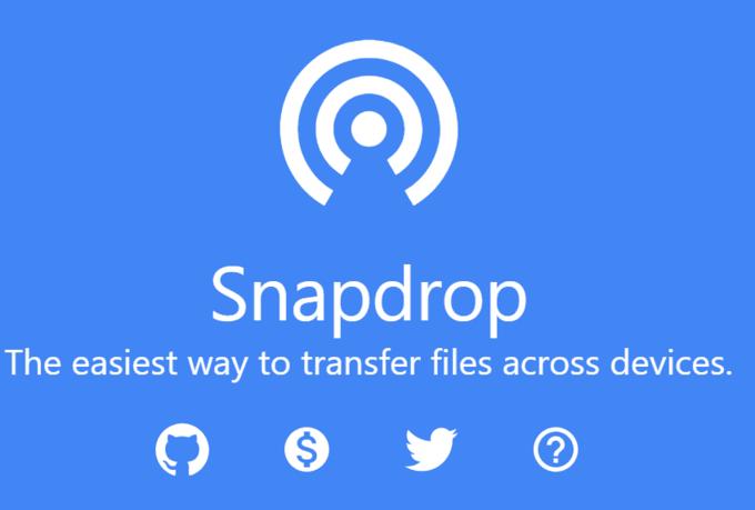 snapdropnet传输文件图标