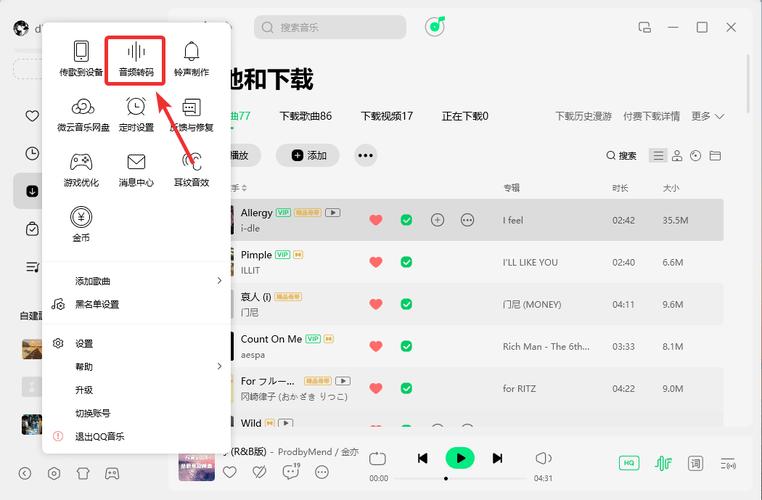 网易云音乐下载到mp3格式图标