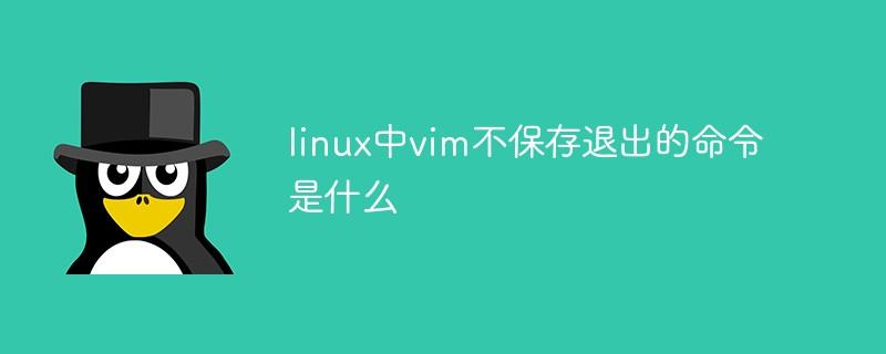 vim无法保存退出截图