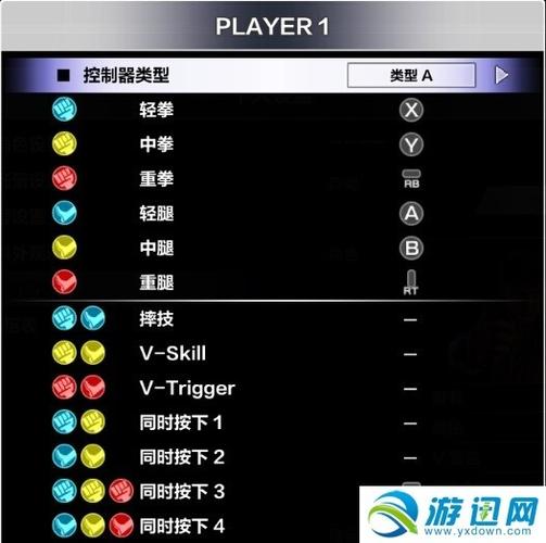 街霸5对应按键截图
