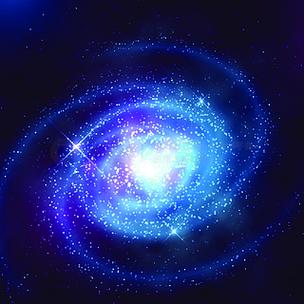 蓝色星云图片截图