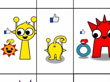 字母盒子动画片图标