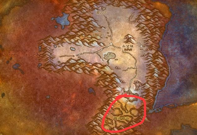 魔兽世界暗语峡谷在哪截图