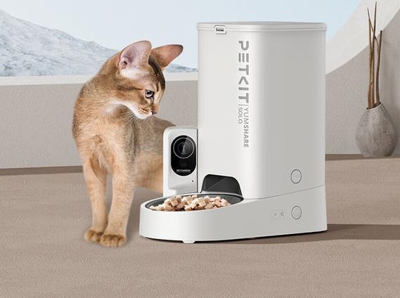 猫咪自动喂食器图标